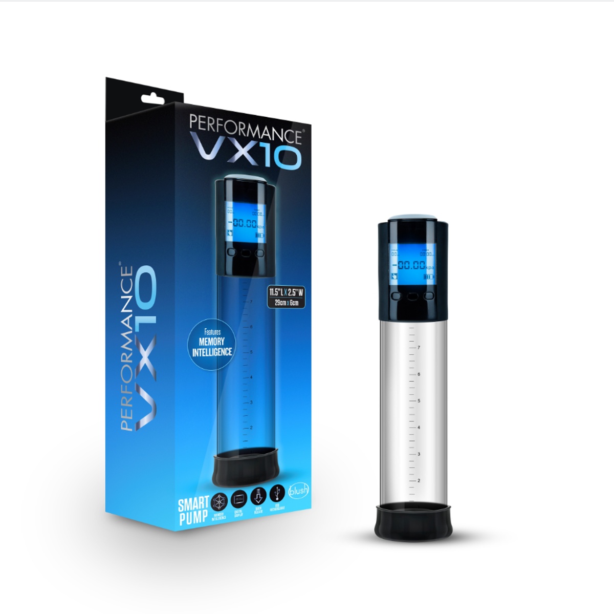Vakuová pumpa BLUSH PERFORMANCE VX10 SMART PUMP clear > Vakuové pumpy ...